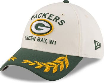 New Era Men's New Era Cream/Green Green Bay Packers 2025 NFL Draft ...