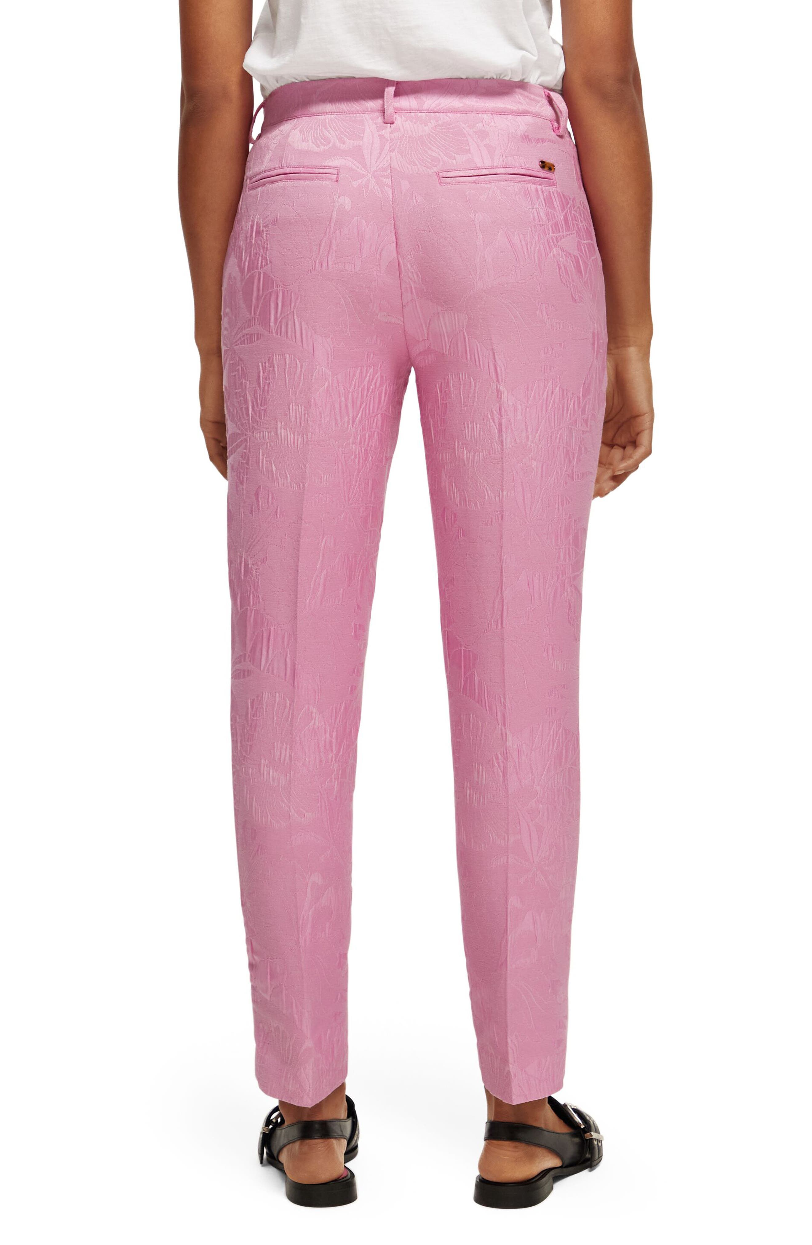 Scotch & Soda Lowry Floral Jacquard Trousers | Nordstrom