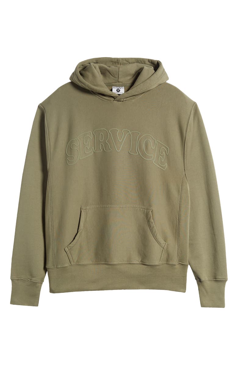 Service Works Arch Logo Organic Cotton Graphic Hoodie | Nordstromrack