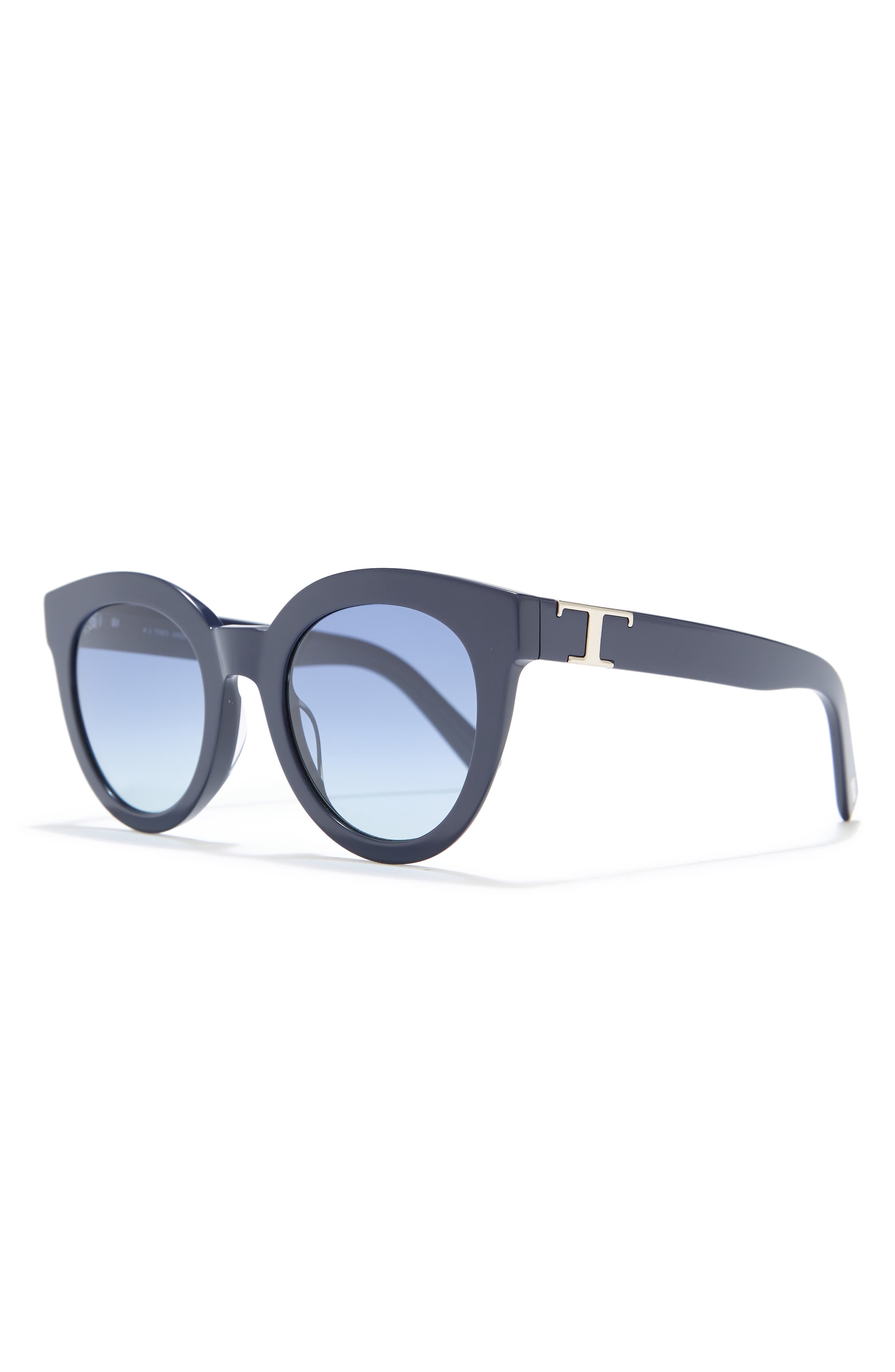 Tod's 51mm Round Cat Eye Sunglasses | Nordstromrack
