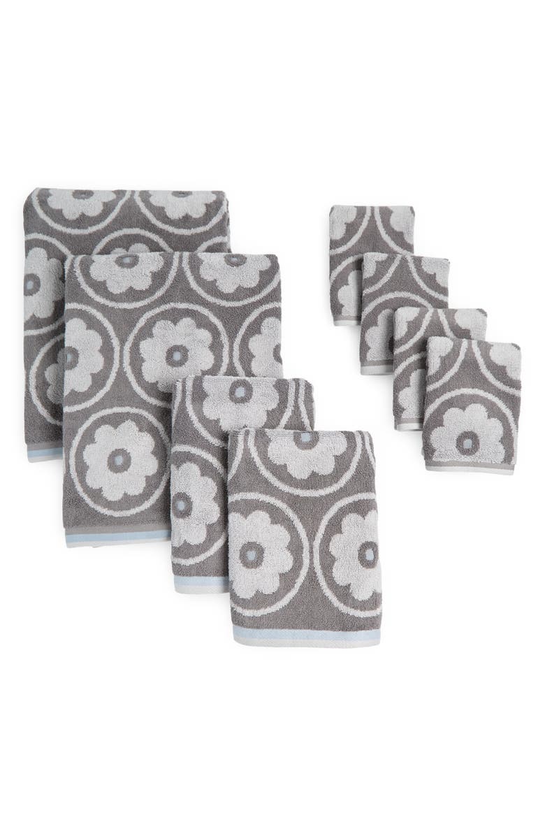 Caro Home Floral 8-Piece Towel Set | Nordstromrack