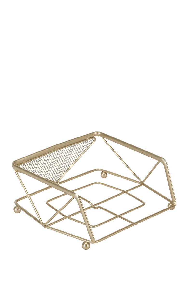KENNEDY INTERNATIONAL Satin Gold Geode Napkin Holder | Nordstromrack