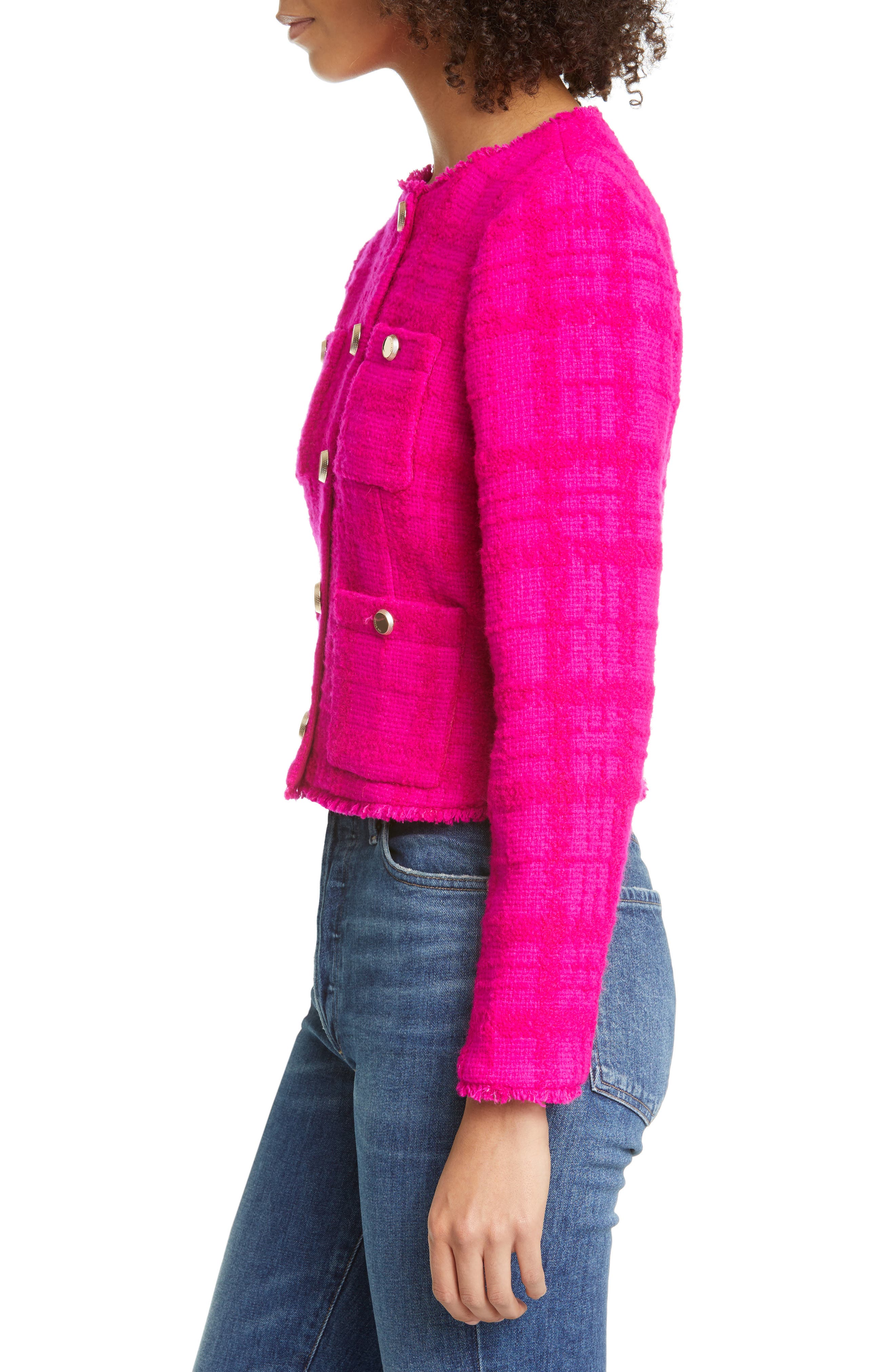 Ted Baker London Ilex Wool Blend Tweed Jacket | Nordstrom
