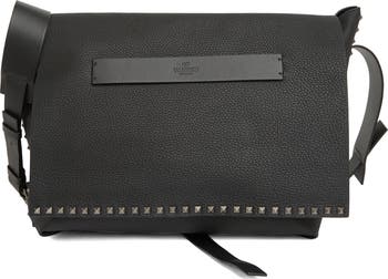 Valentino Pyramid Stud Messenger Bag | Nordstromrack