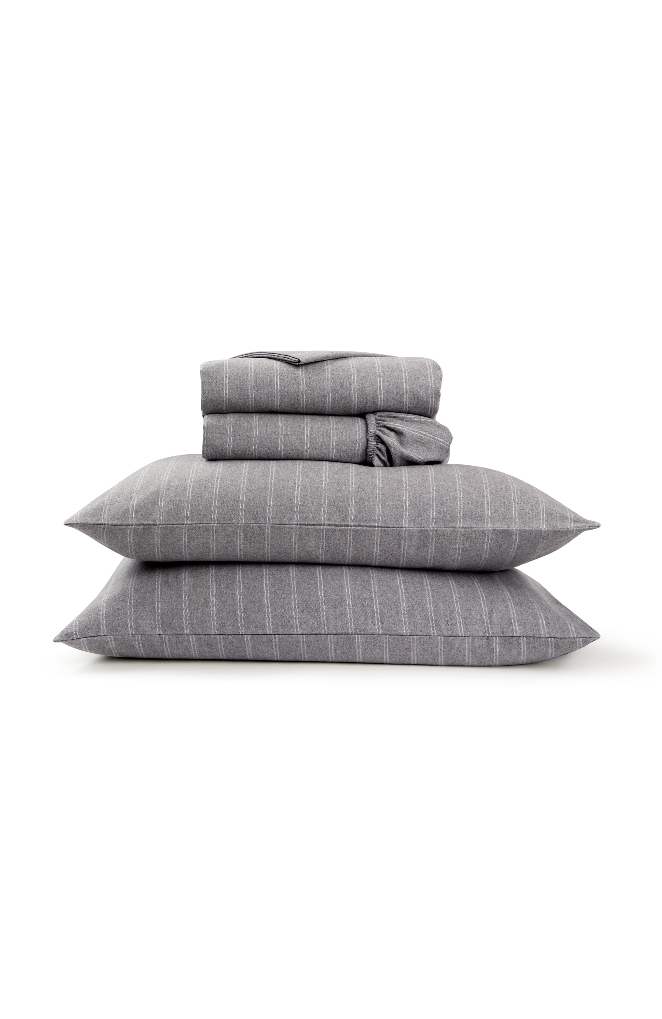 CHRISTY Flannel Stripe Brushed Cotton Sheet Set Bundles | Nordstrom