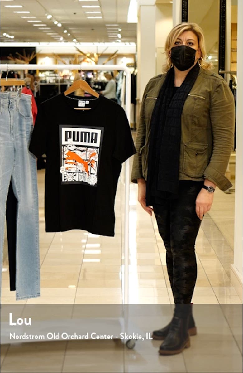 PUMA Box Logo Graphic Tee | Nordstromrack