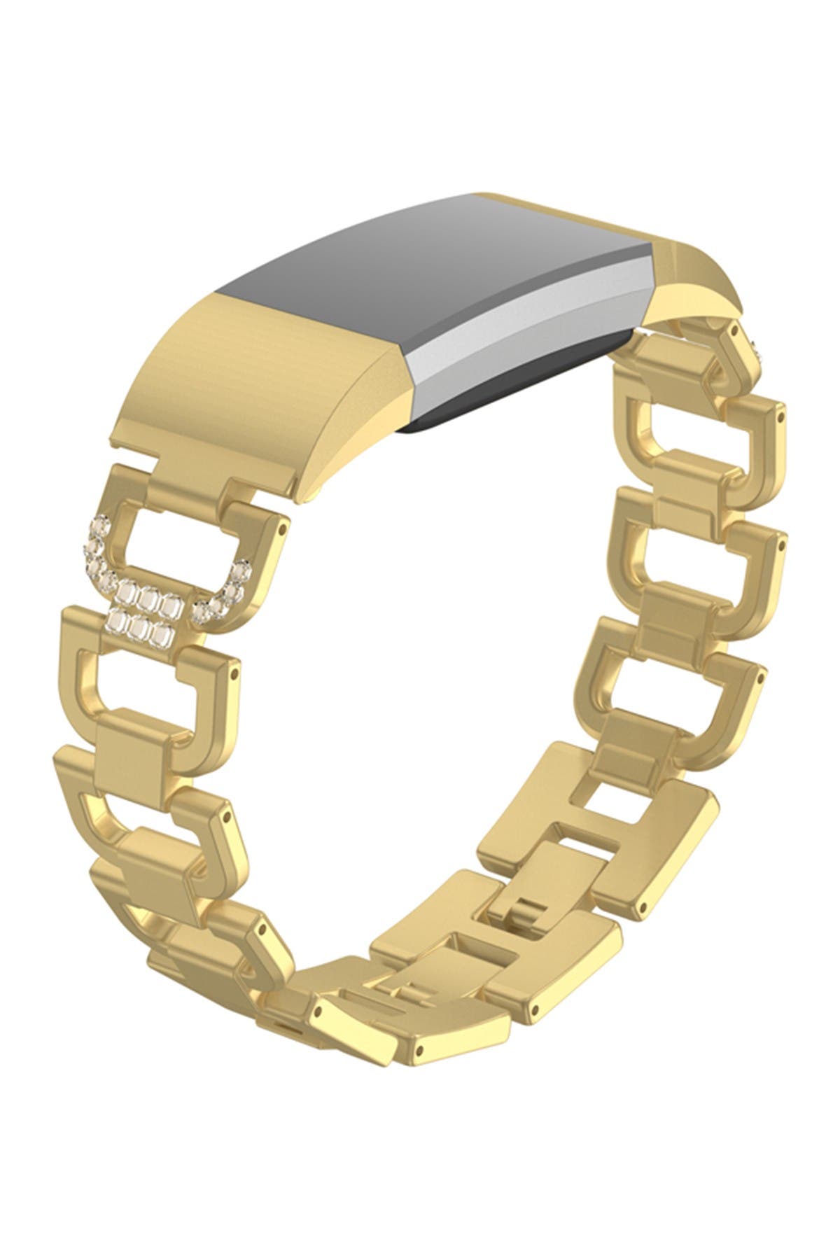 The Posh Tech Small Alloy Band with Rhinestones for Fitbit Charge 2 ...