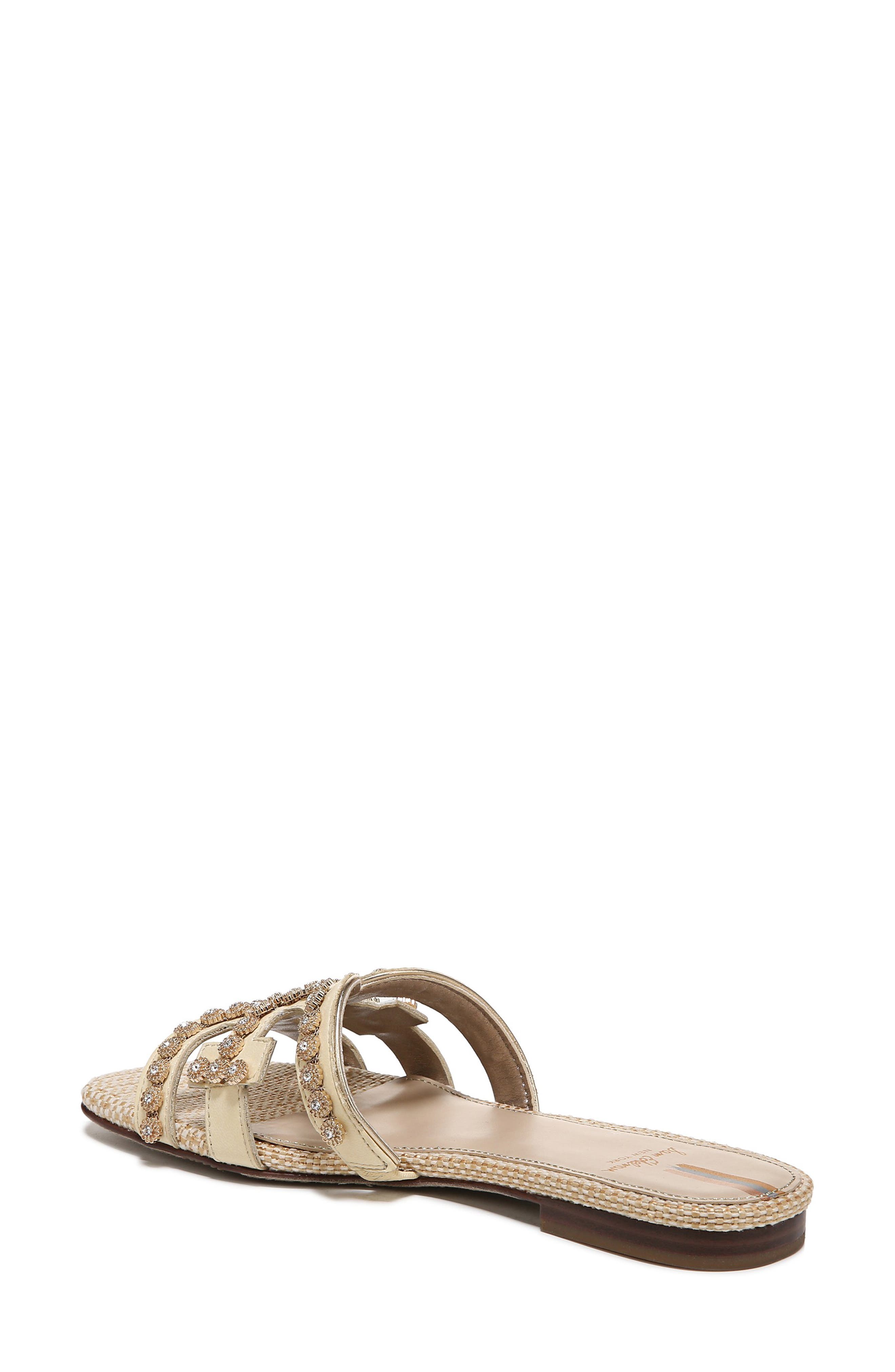Sam Edelman Bay Fleur Cutout Slide Sandal (Women) | Nordstromrack
