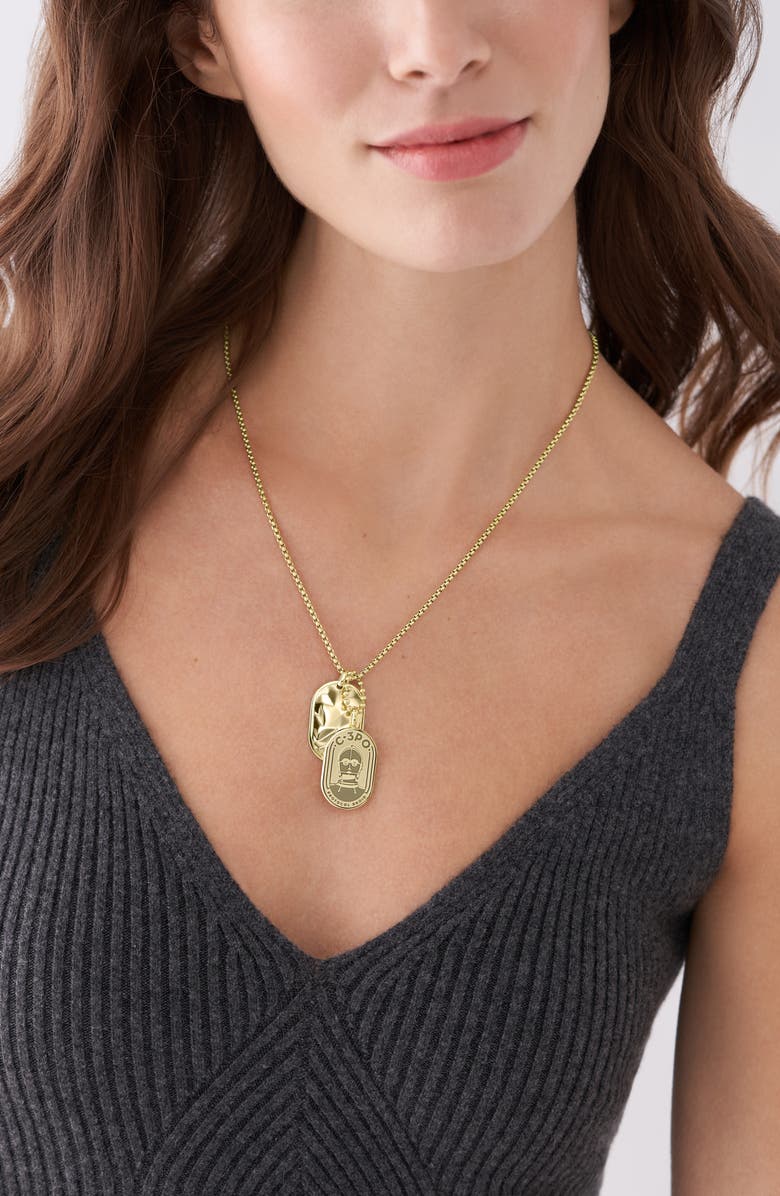 Fossil x Star Wars™ Special Edition C-3PO Pendant Necklace | Nordstrom