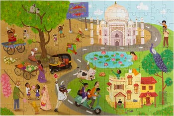 KULTURE KHAZANA Namaste India 150-Piece Tabletop Puzzle | Nordstrom