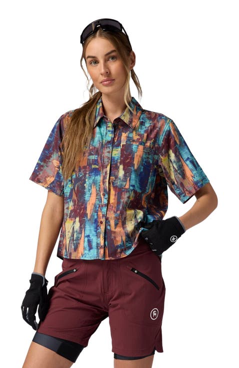 Women's Jersey Knit Button Up Tops | Nordstrom