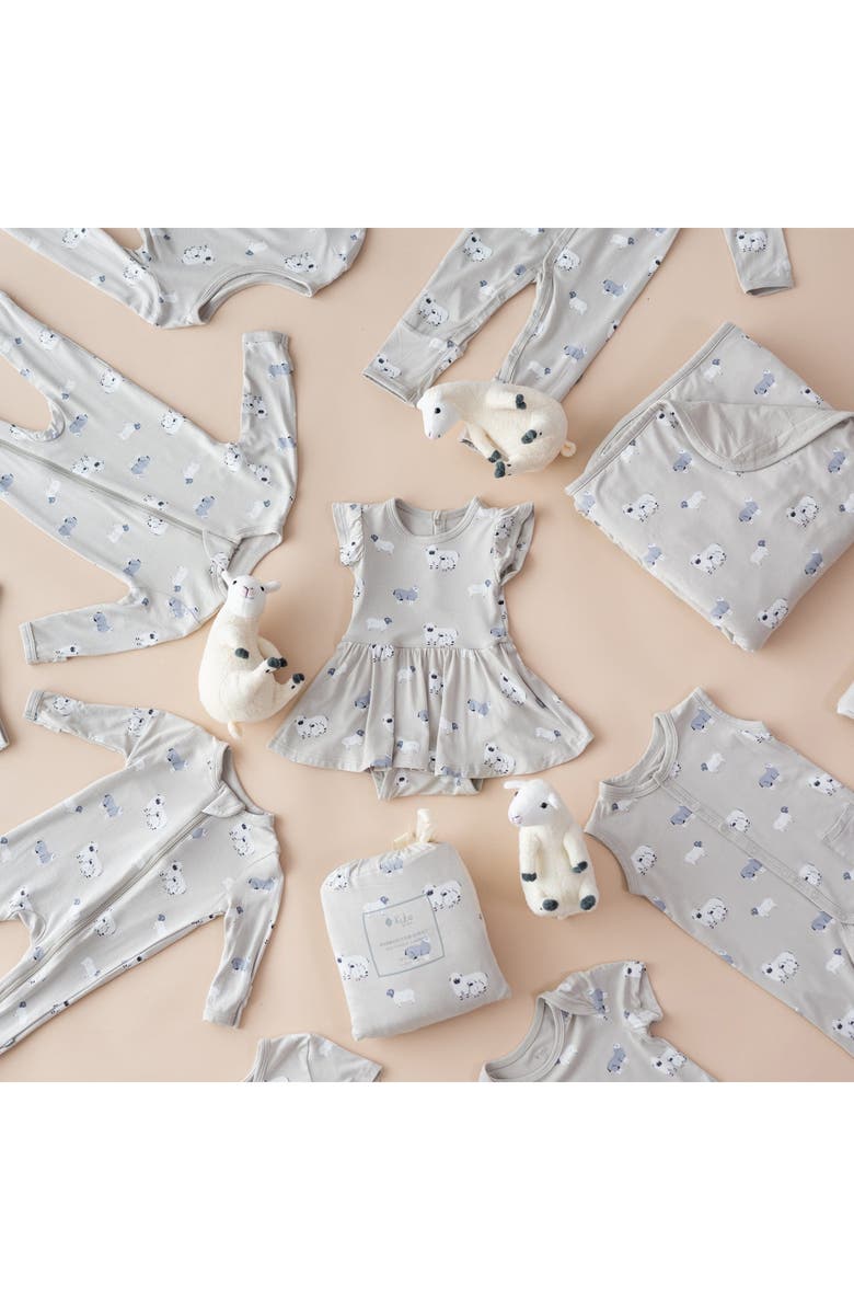 Kyte BABY Lamb Twirl Skirted Bodysuit | Nordstromrack