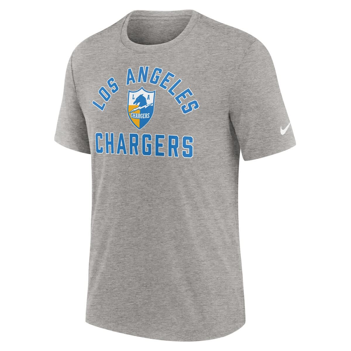 Nike Men's Nike Heather Gray Los Angeles Chargers Favorable Timeline ...