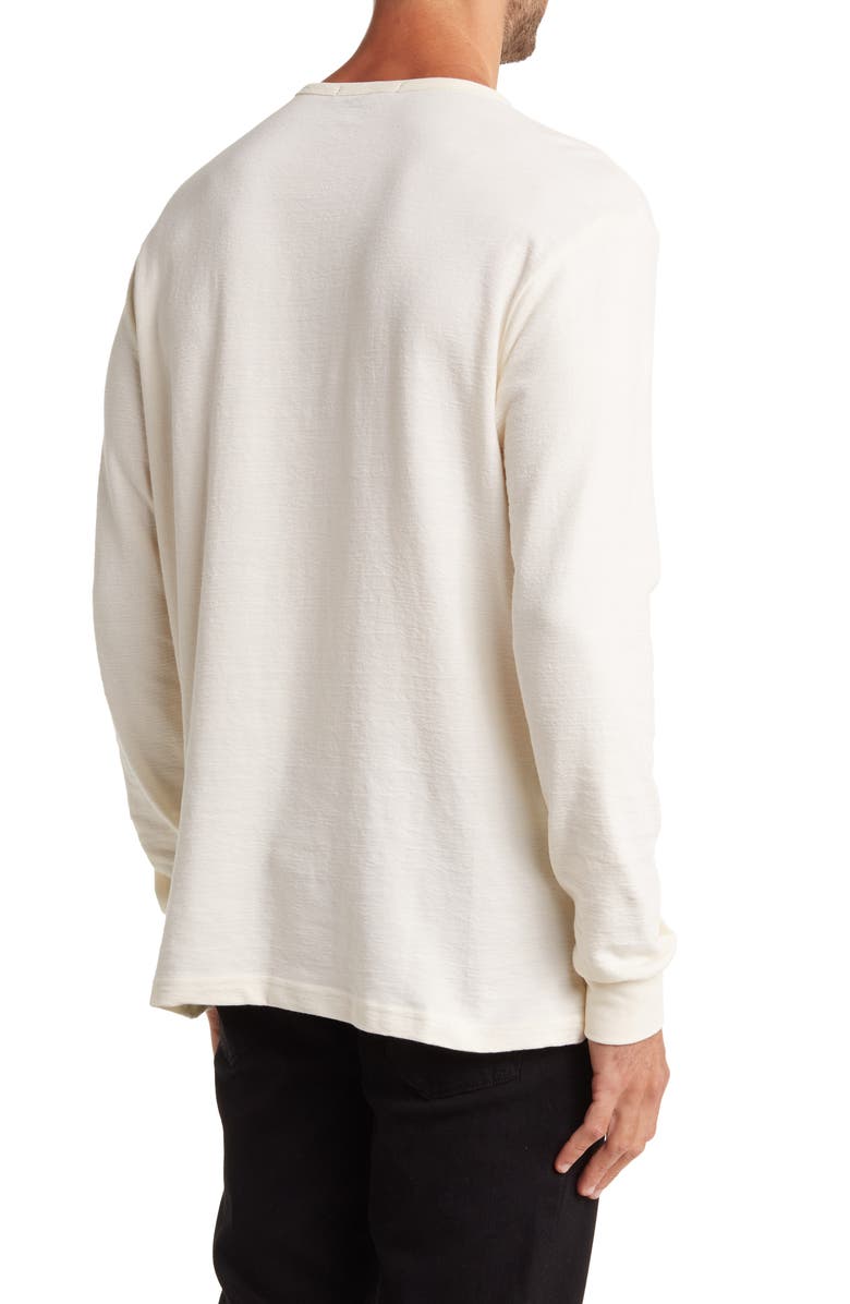 Slate & Stone Textured Cotton Long Sleeve Henley Shirt | Nordstromrack