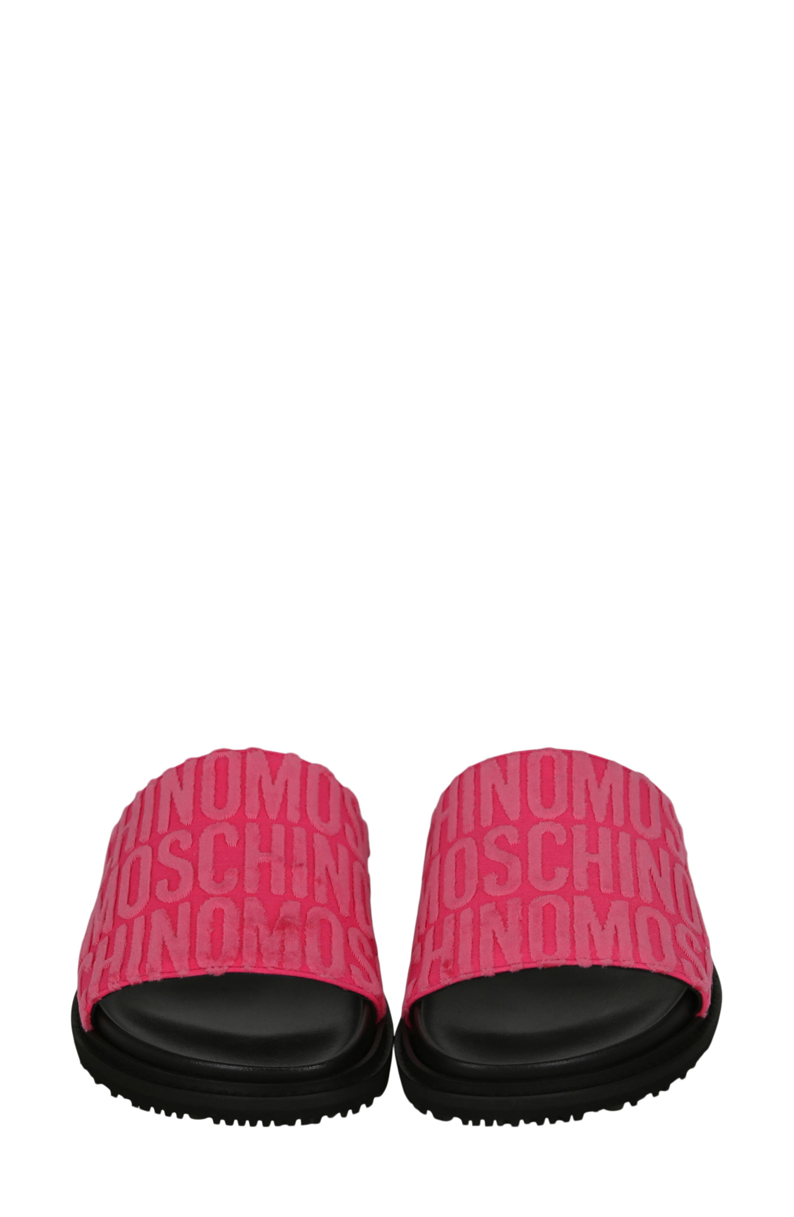 Moschino Monogram Pool Slide Sandal (Women) | Nordstromrack