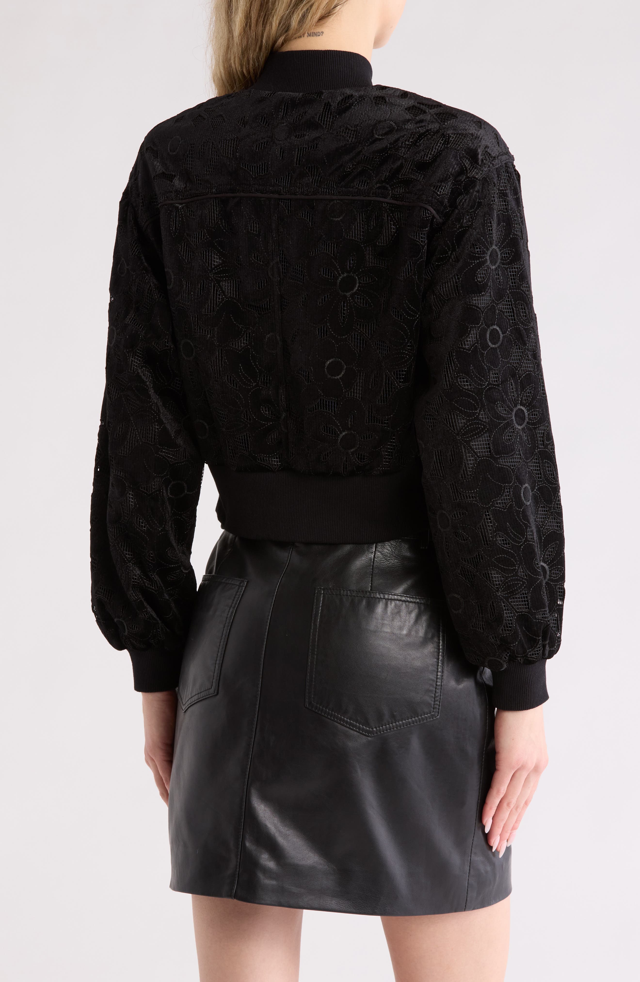 Ted Baker London Zariya Velvet Burnout Floral Jacket | Nordstromrack