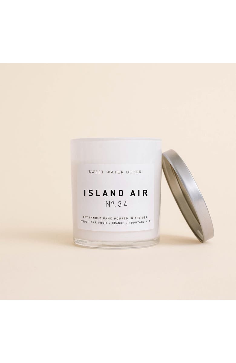 SWEET WATER DECOR Island Air 11 oz. Soy Jar Candle - Set of 2 ...