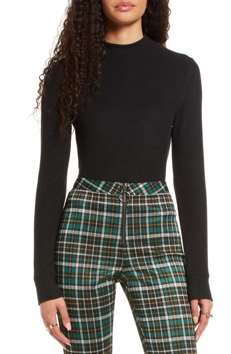 BP. Easy Rib Mock Neck Top | Nordstromrack