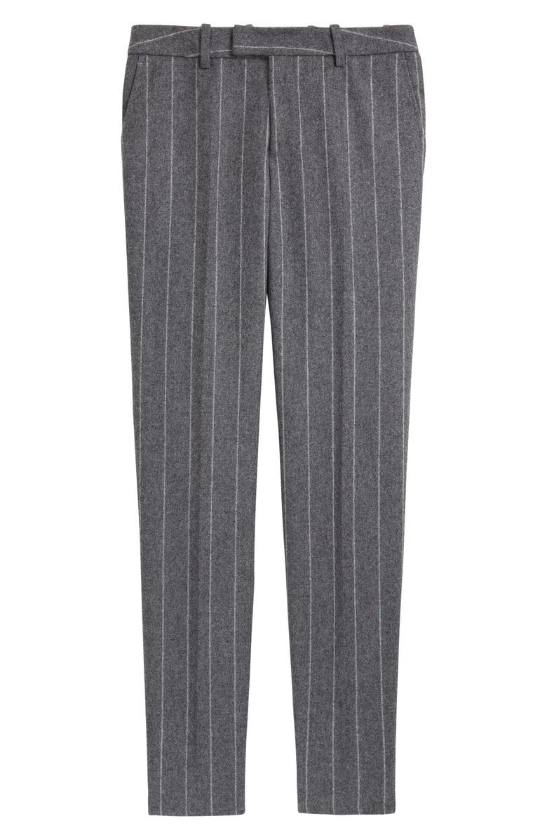 SUISTUDIO Robin Classic Fit Chalk Stripe Wool Trousers | Nordstromrack