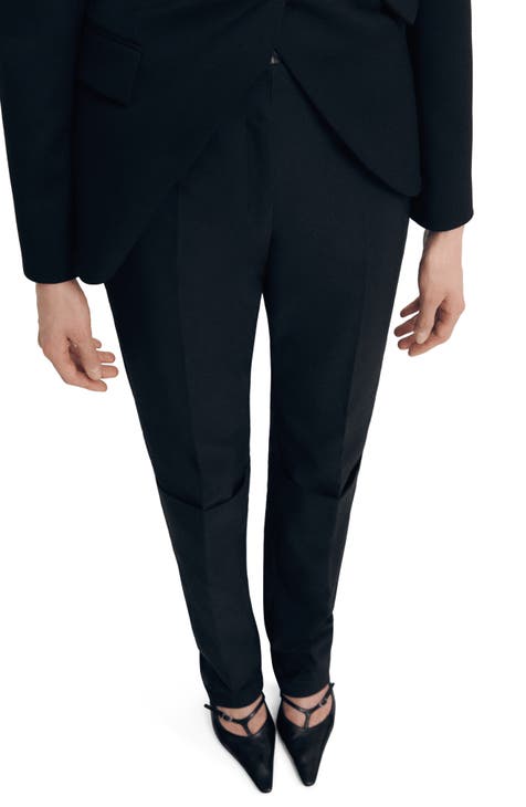 Women's Black Straight-Leg Pants | Nordstrom