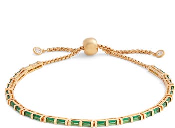 Nordstrom Color Baguette Cubic Zirconia Slider Bracelet | Nordstromrack