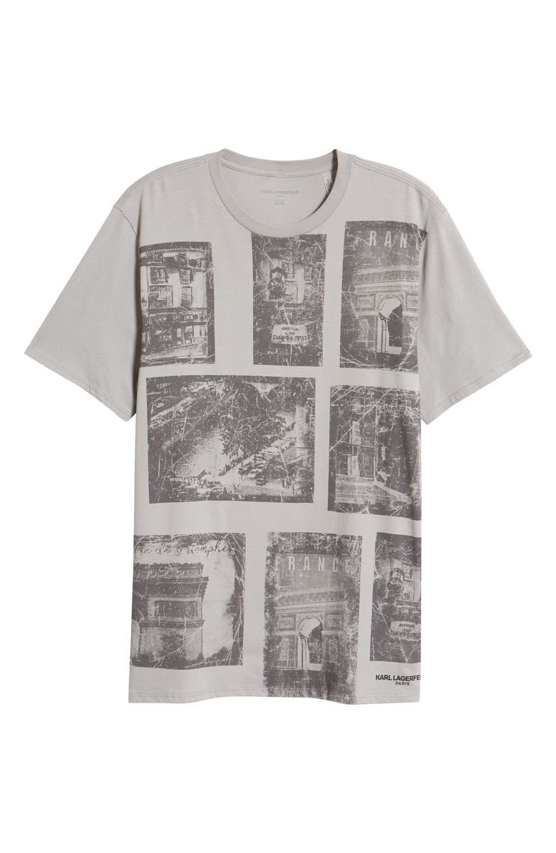 KARL LAGERFELD PARIS Paris Landscape Vintage Wash Graphic Tee ...