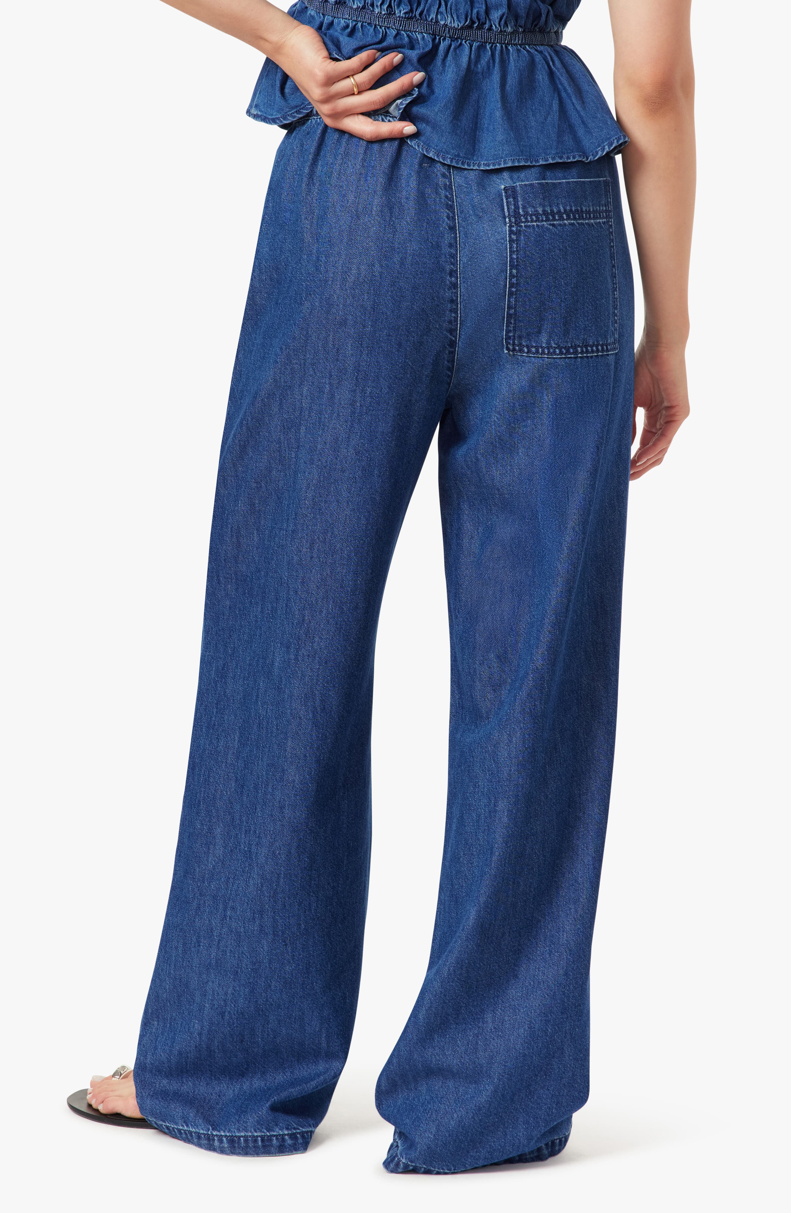 Habitual Drawstring Waist Wide Leg Jeans | Nordstromrack