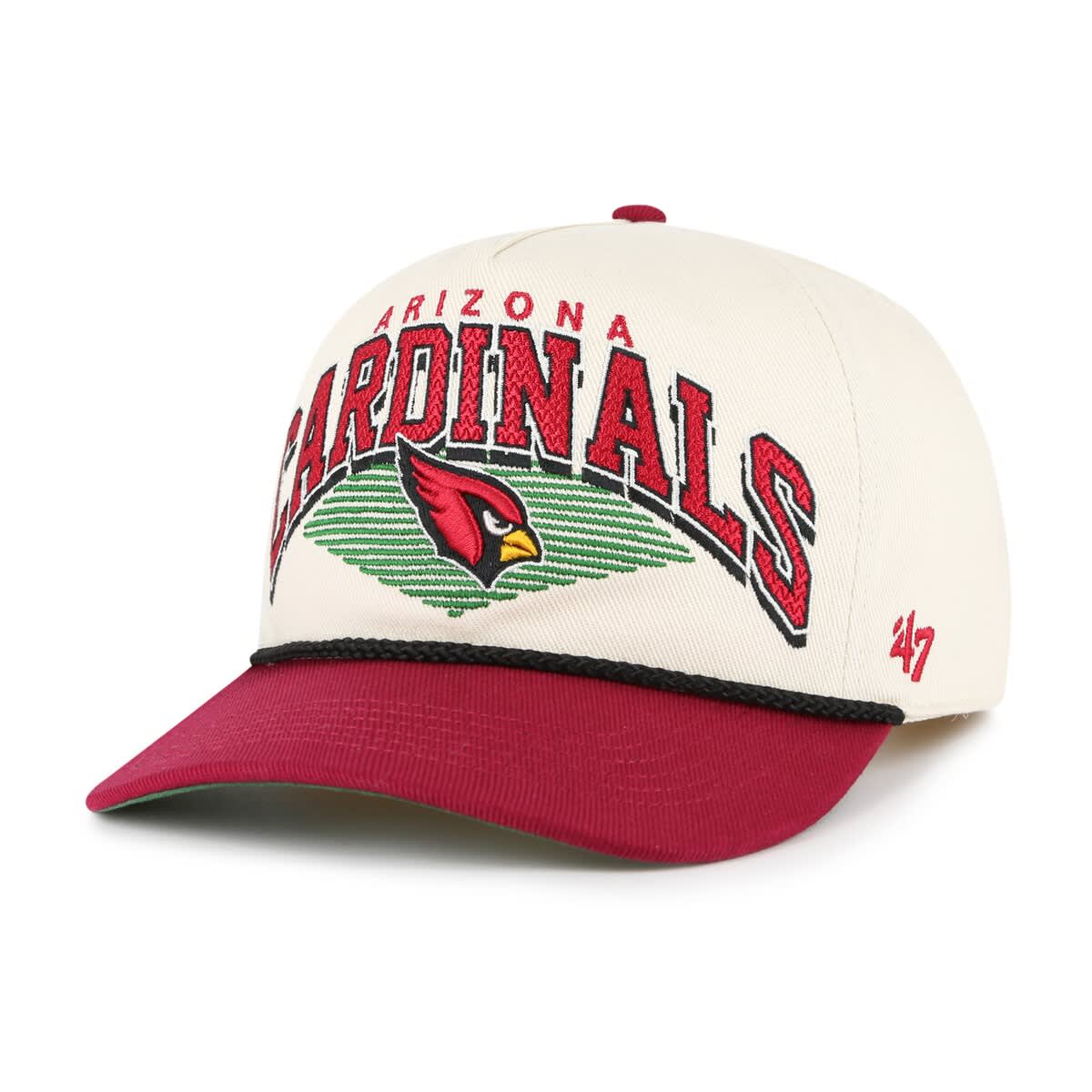 Men's '47 Cream Arizona Cardinals Pomona Rope Hitch Adjustable Hat (Men ...