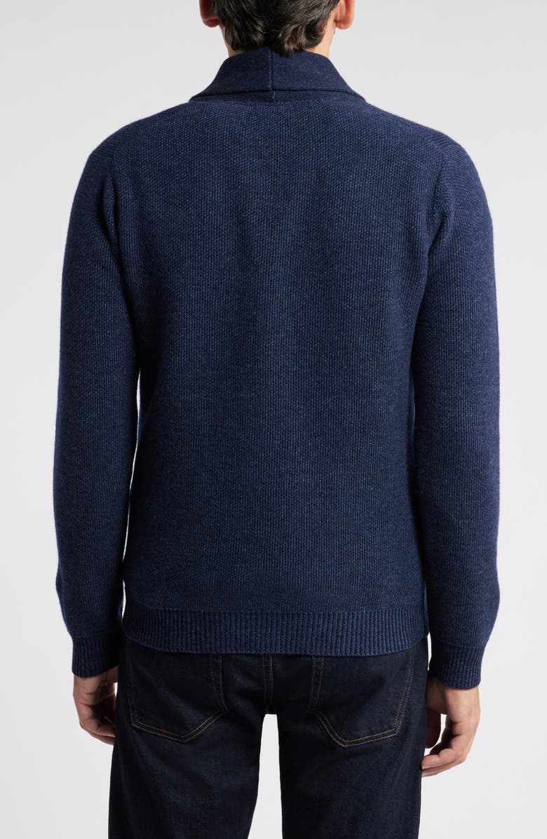 Peter Millar Corbet Shawl Collar Merino Wool Blend Sweater | Nordstrom