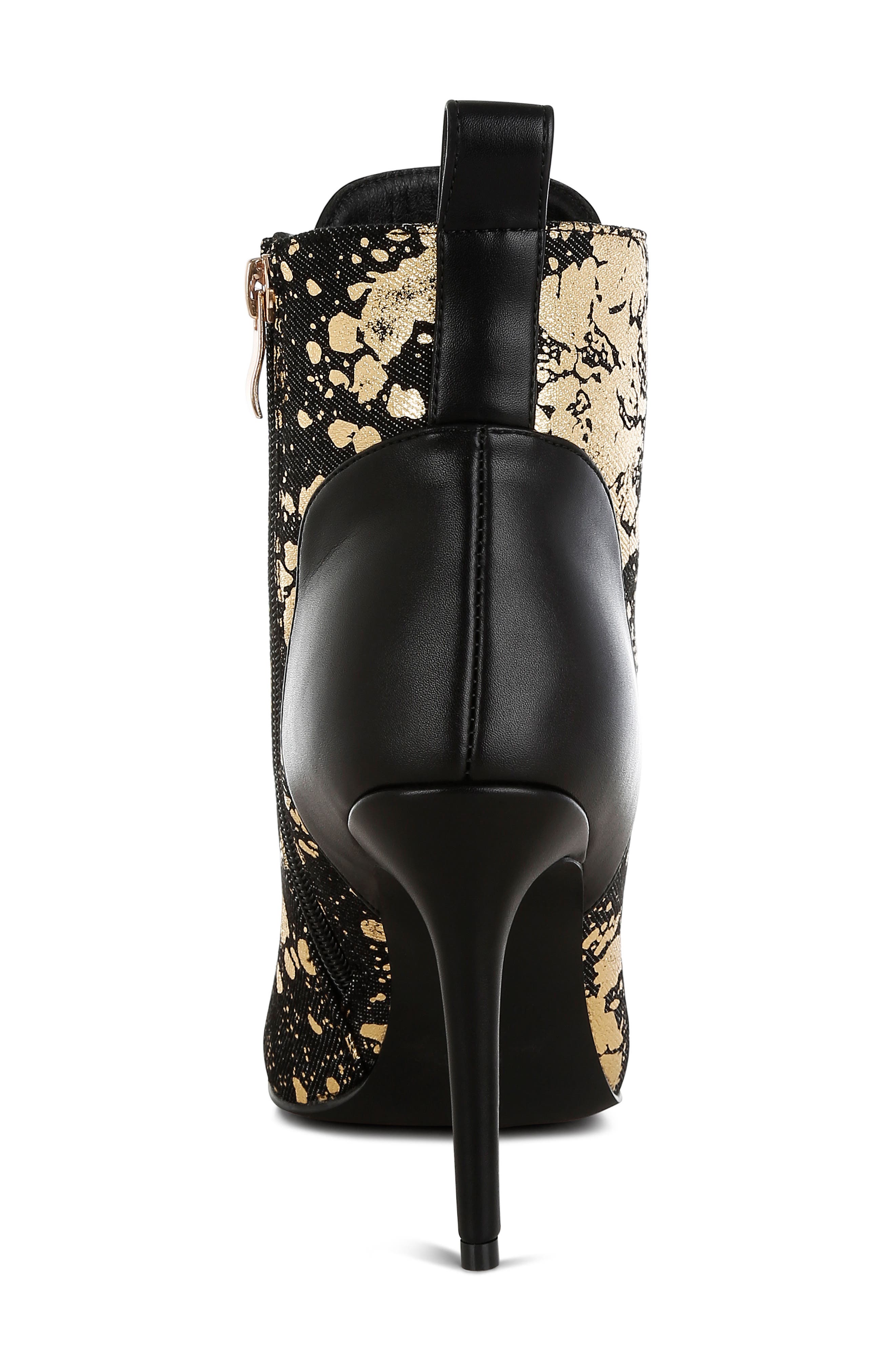 LONDON RAG Metallic Splatter Stiletto Boot (Women) | Nordstromrack