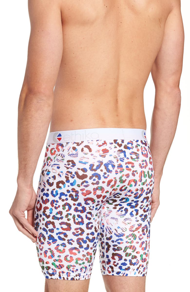 Ethika Beach Cheetah Stretch Boxer Briefs | Nordstrom