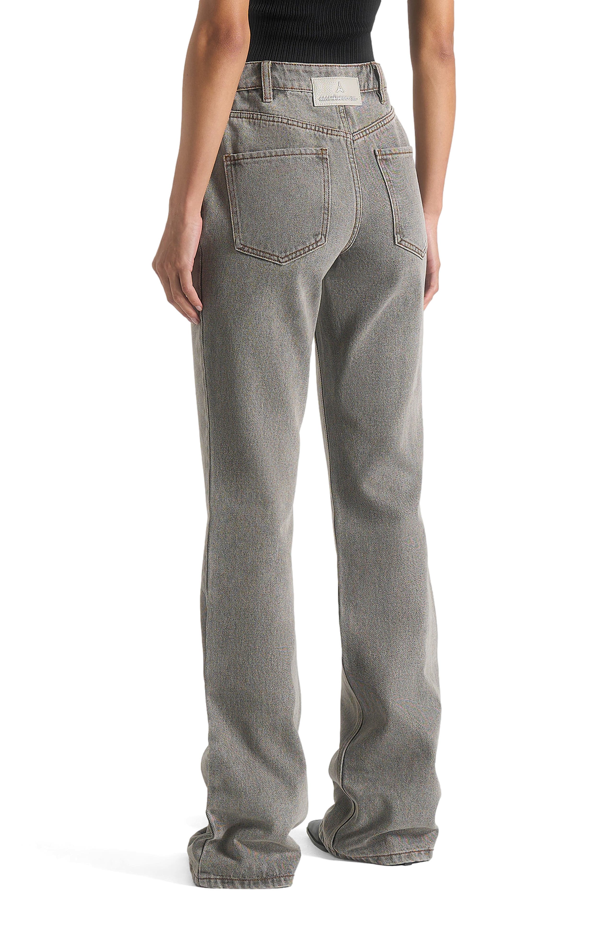 Manière De Voir Abbie Stacked Fit And Flare Jeans | Nordstrom