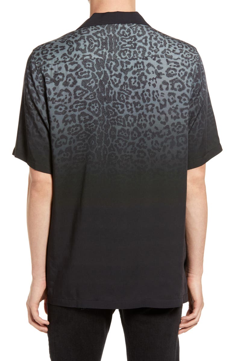 Ksubi Dusk Ombre Leopard Relaxed Fit Shirt | Nordstromrack