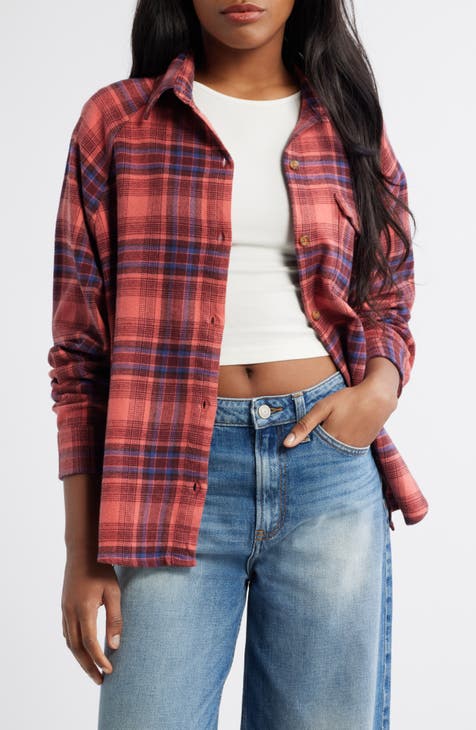 Women's Flannel Tops | Nordstrom Rack