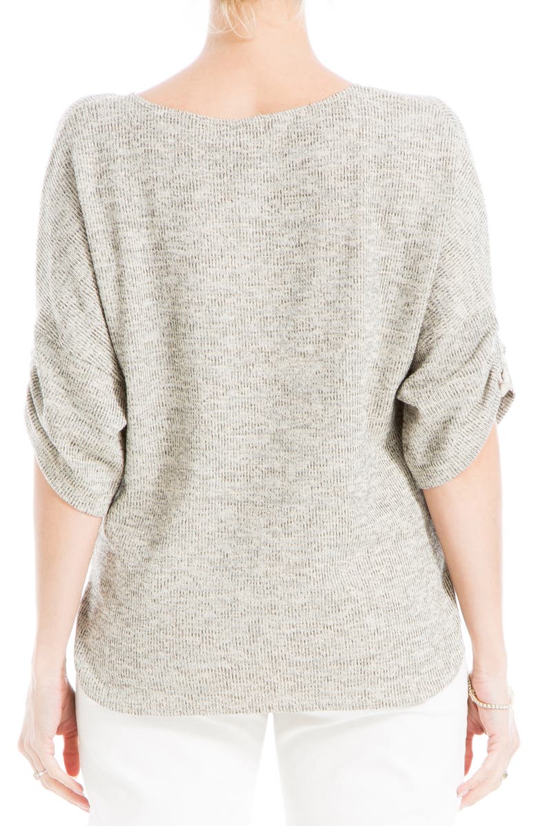 MAX STUDIO Ruched Sleeve Top | Nordstromrack