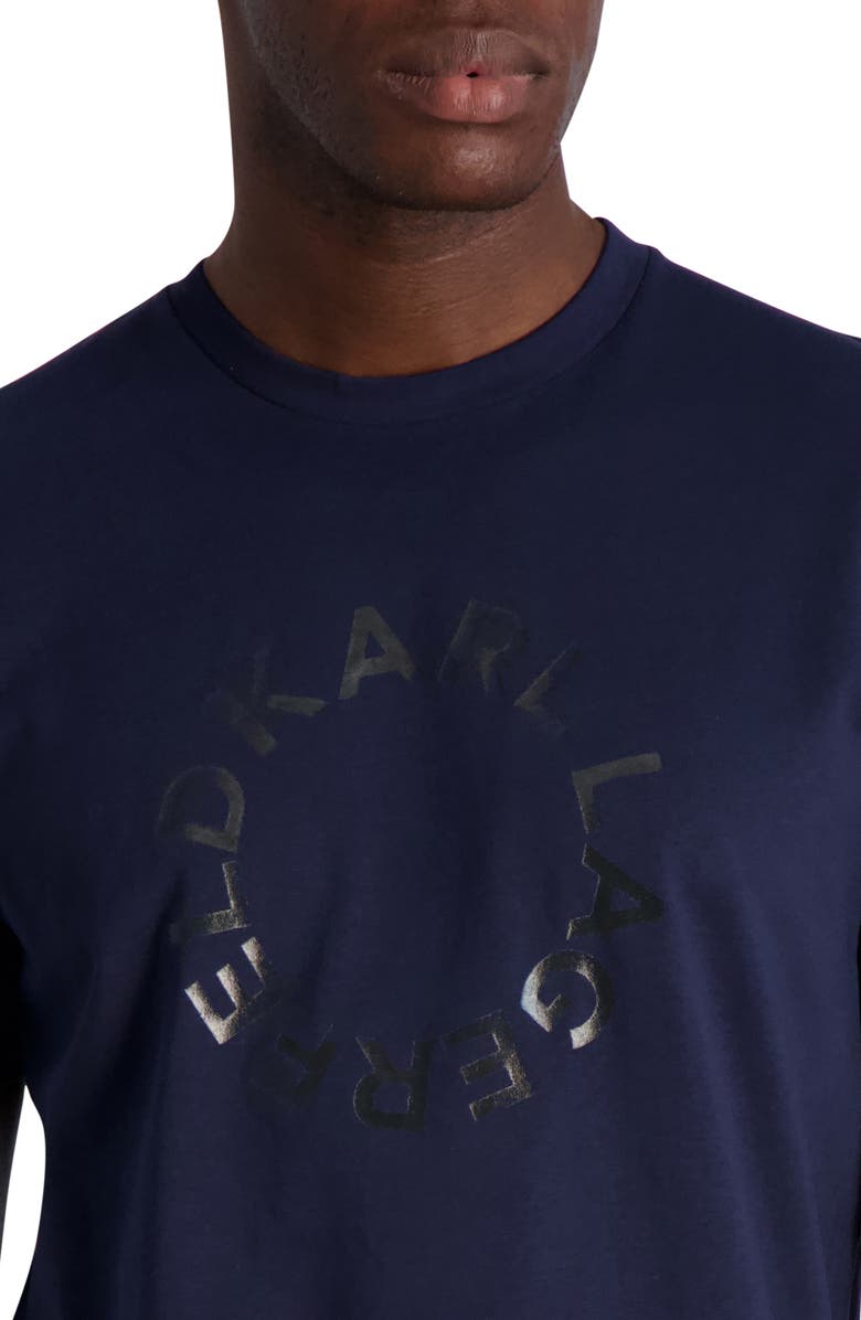 KARL LAGERFELD PARIS Circle Logo Graphic T-Shirt | Nordstromrack