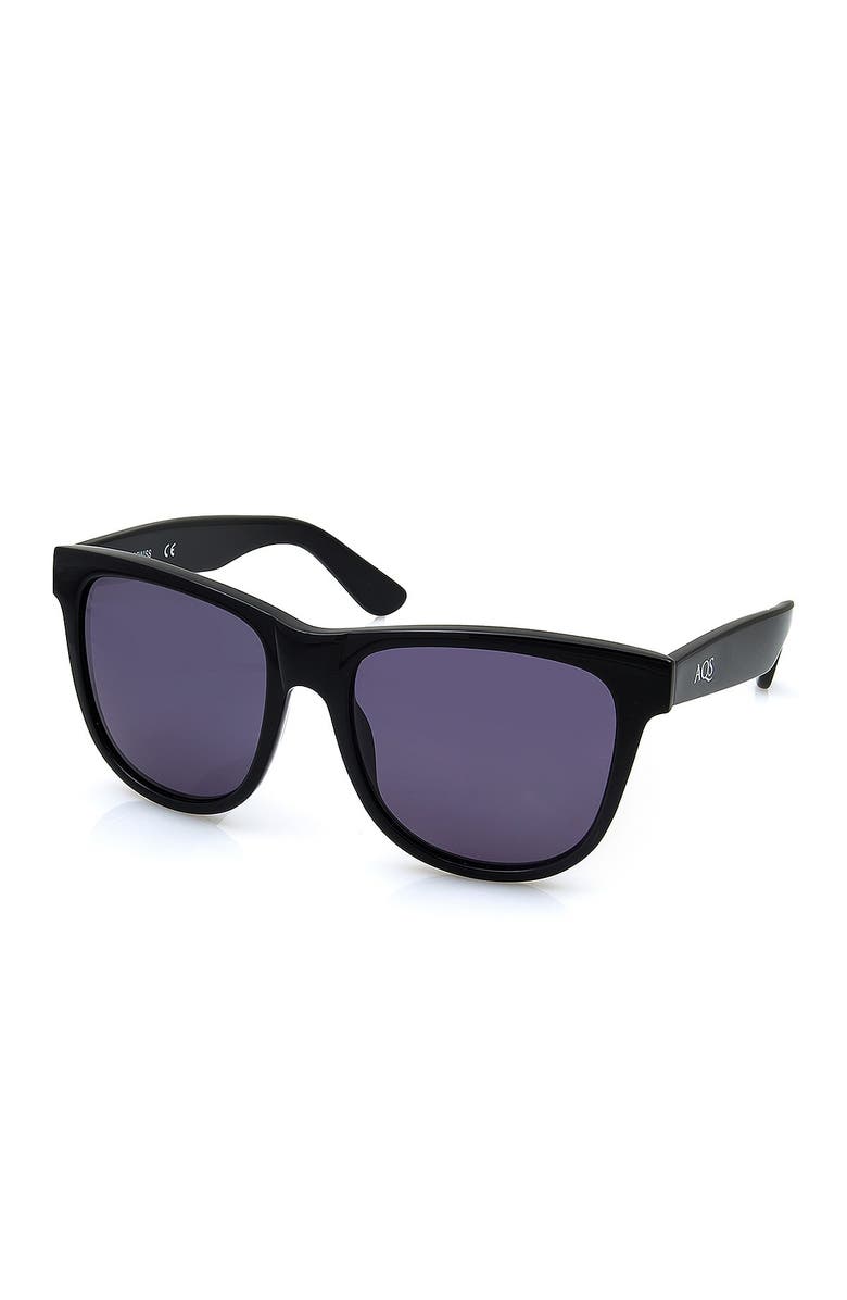 AQS Women's Omi Black Acetate Frame Sunglasses | Nordstromrack