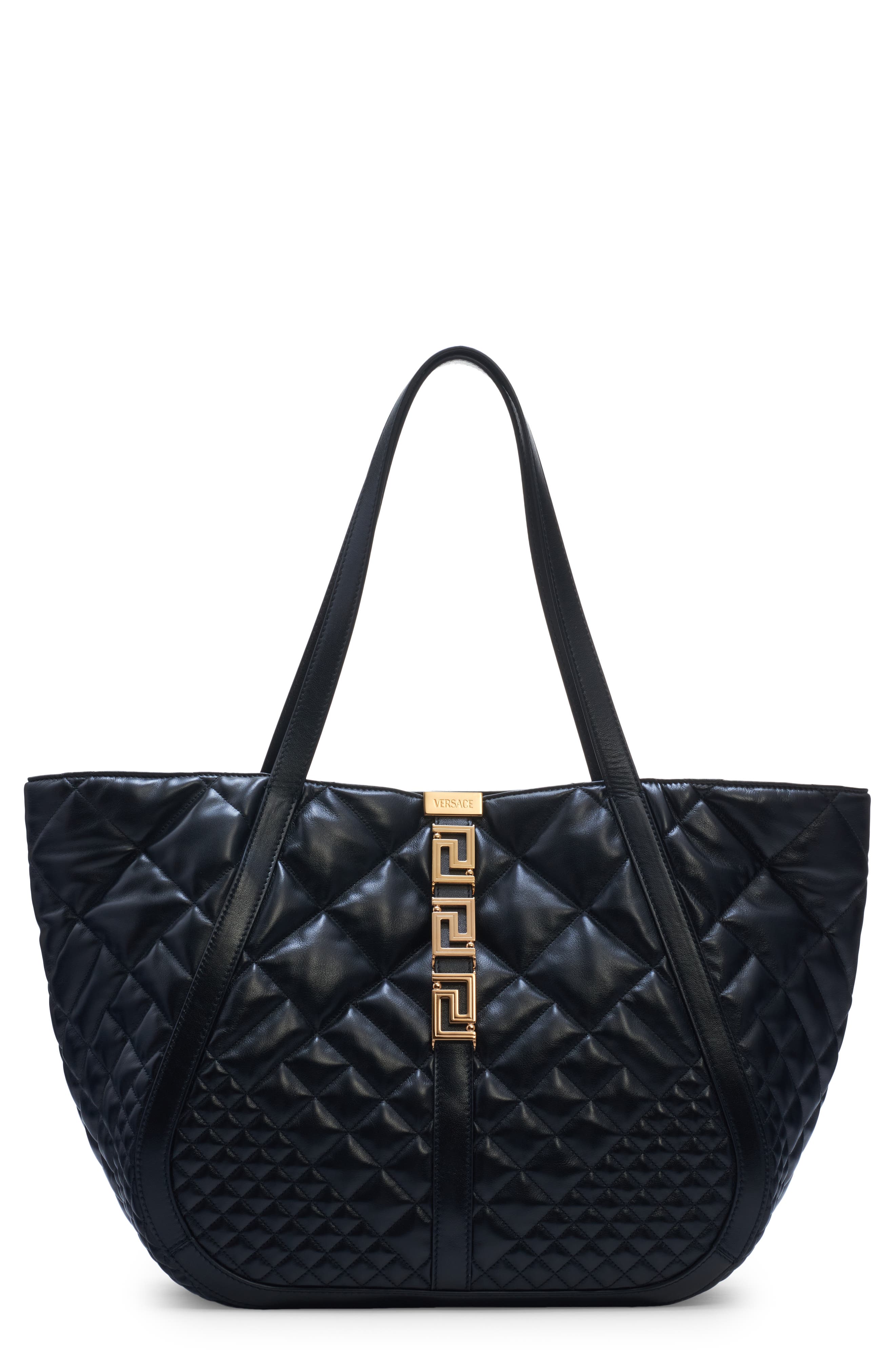 Versace Large Greca Goddess Quilted Leather Tote | Nordstromrack