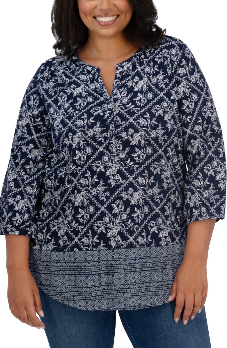 Lucky Brand Border Print Top | Nordstromrack
