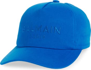 Balmain Embroidered Logo Cotton Twill Baseball Cap | Nordstrom