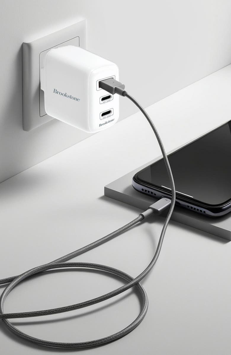 BROOKSTONE 3 Port 40 Watt Folding Blade Wall Charger | Nordstromrack
