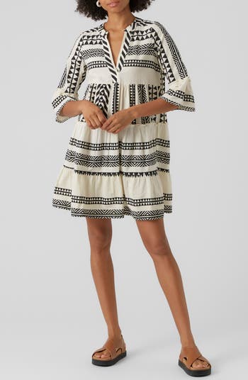 VERO MODA Dicthe Organic Cotton Tunic Dress | Nordstromrack