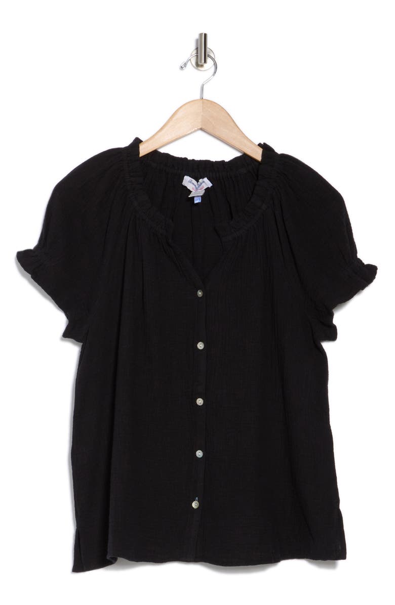 Tommy Bahama Coral Isle Cotton Button-Up Top | Nordstromrack