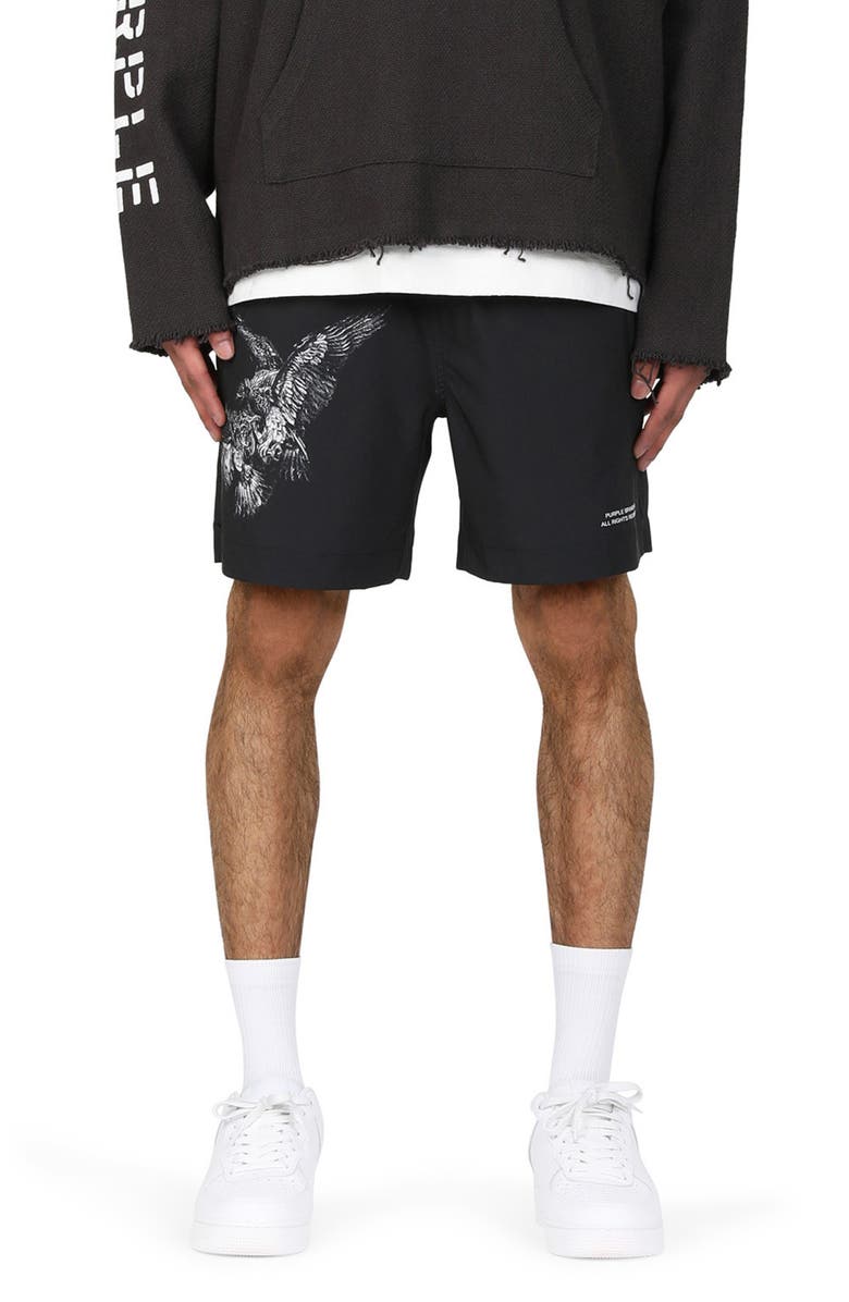 PURPLE BRAND Printed All Around Shorts | Nordstromrack