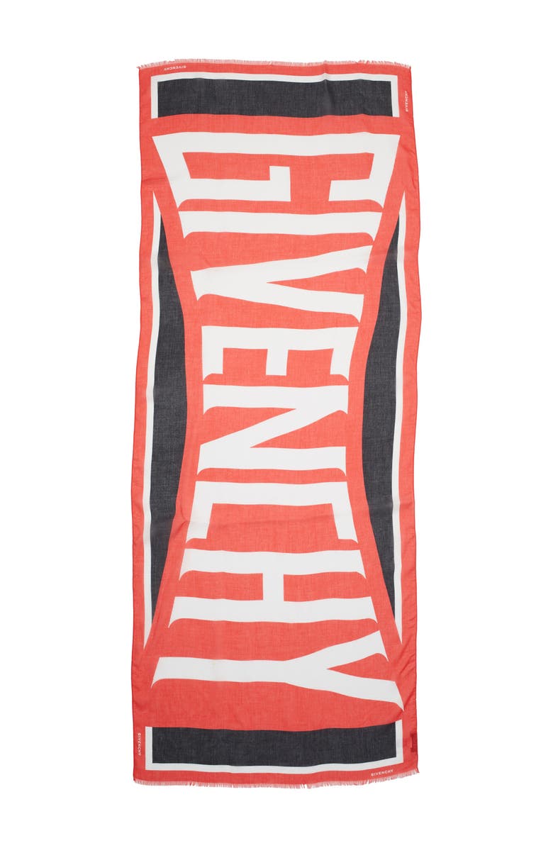 Givenchy Big Logo Oblonf Scarf | Nordstromrack