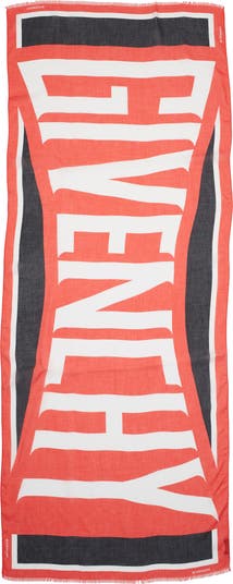 Givenchy Big Logo Oblonf Scarf | Nordstromrack