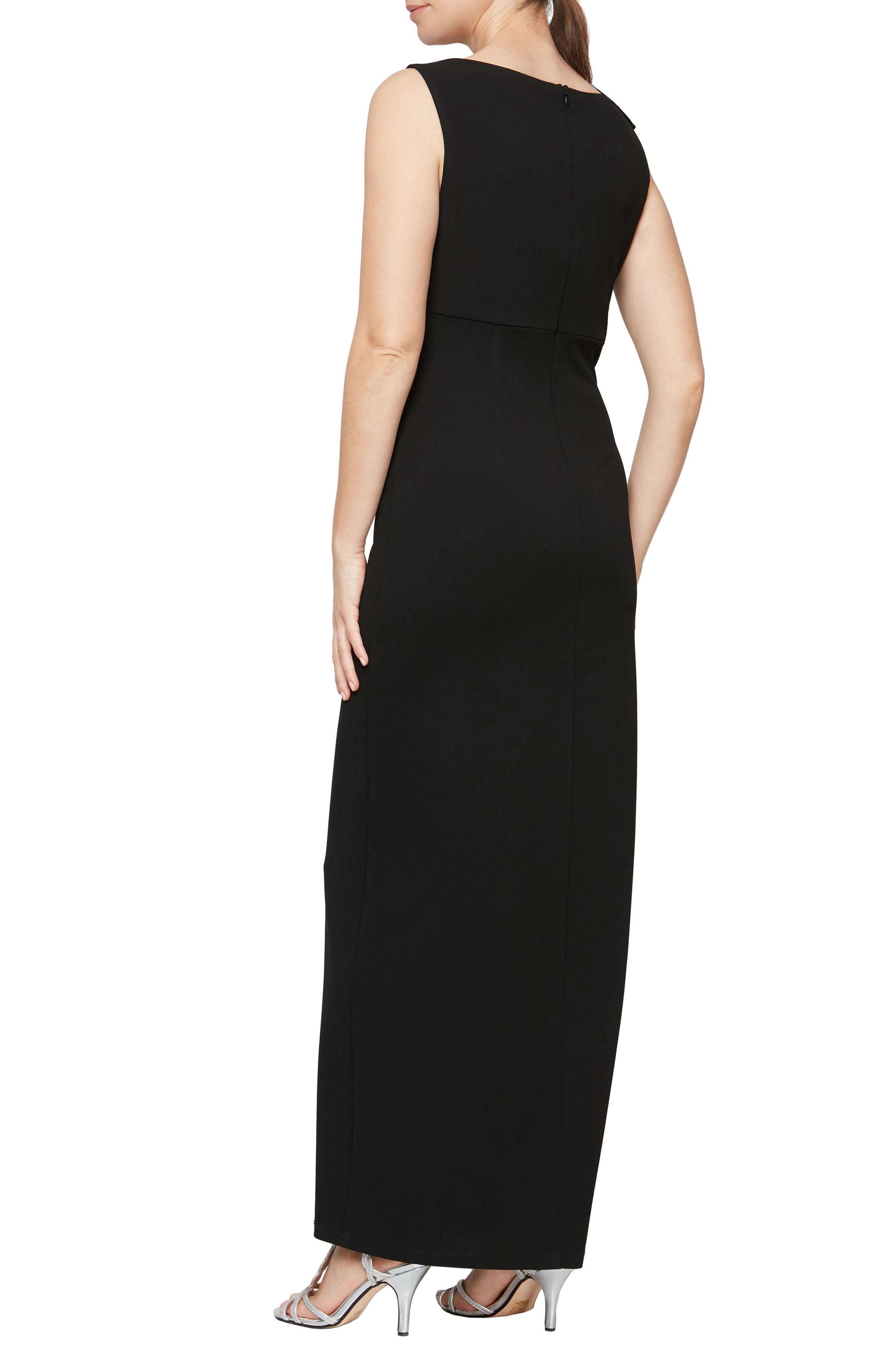 SL FASHIONS Shoulder Bow A-Line Gown | Nordstromrack