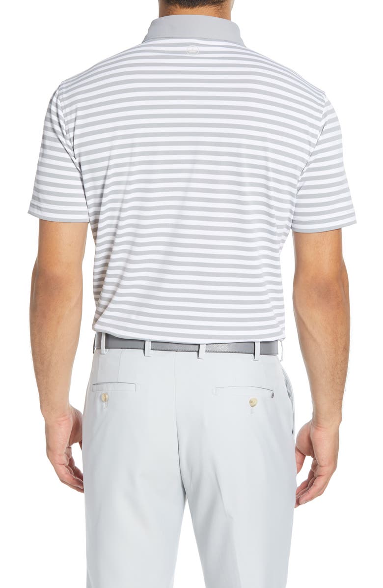 Peter Millar Bechet Regular Fit Stripe Button-Down Polo Shirt | Nordstrom