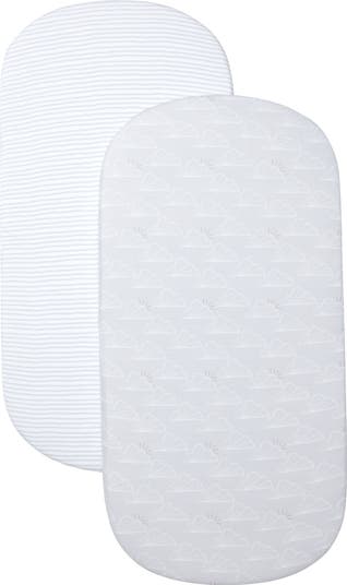 BEABA by Shnuggle Air Set of 2 Full Size Fitted Crib Sheets | Nordstrom