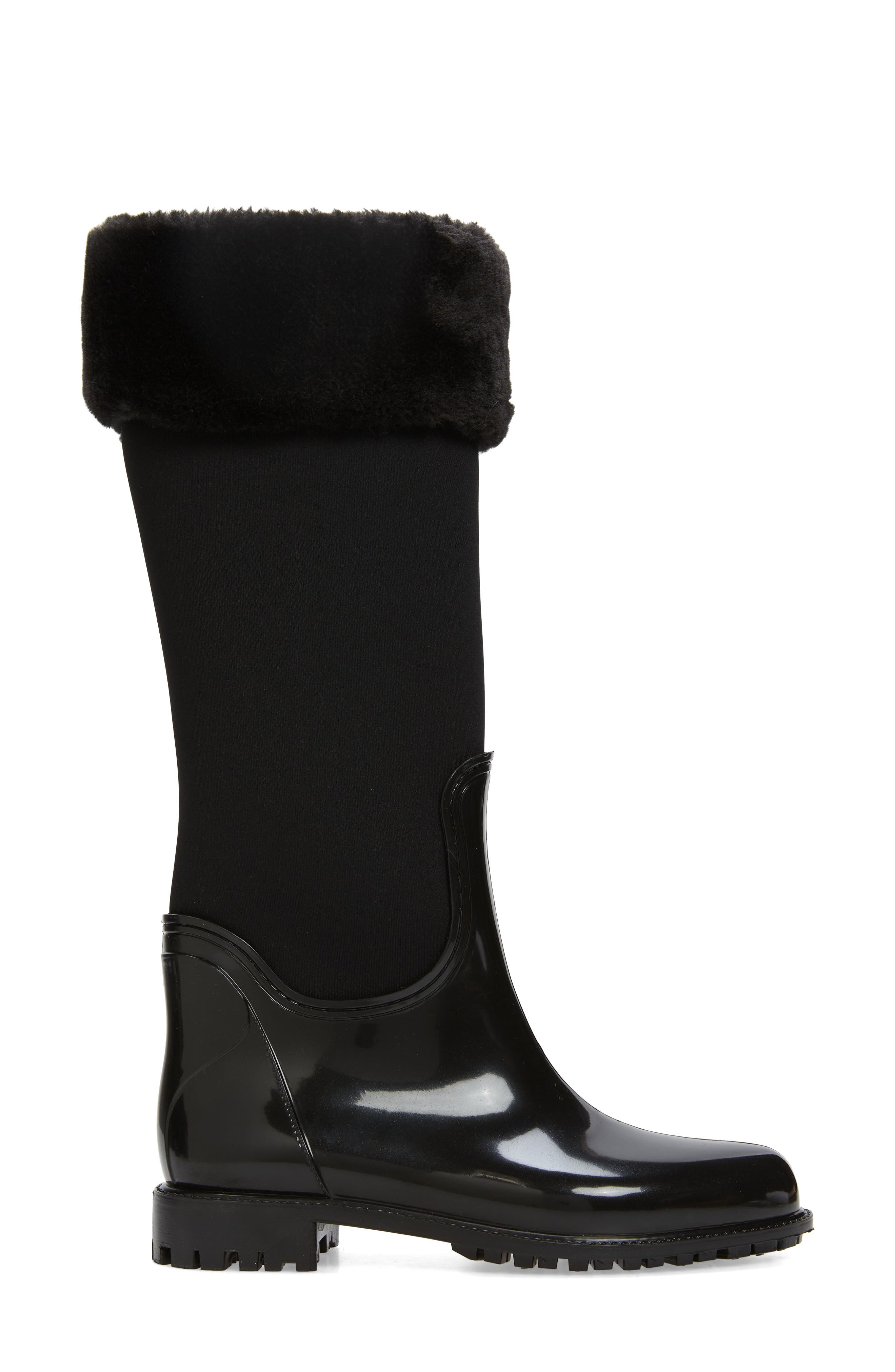 WET KNOT Tatum Waterproof Faux Fur Trim Knee High Boot (Women) | Nordstrom